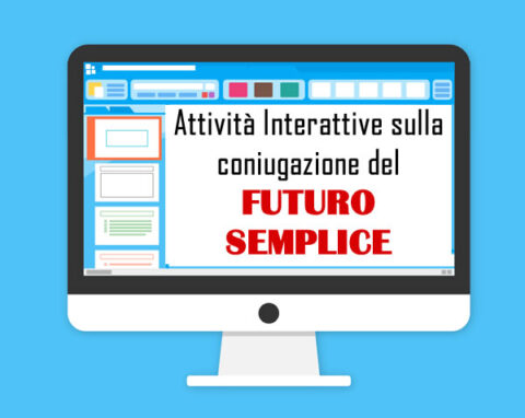 Attività interattive sulla coniugazione del futuro semplice
