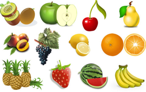 Crucipuzzle sul lessico italiano - la frutta