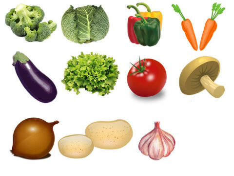 Crucipuzzle sul lessico italiano - la verdura