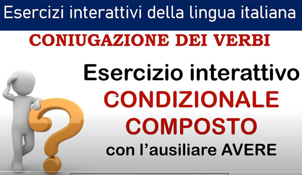 Condizionale passato con l'ausiliare avere