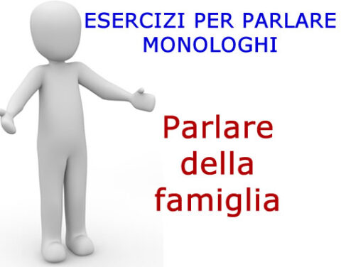 Parlare della famiglia - Attività per esercitare la parte orale