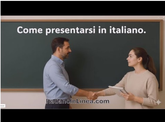 Presentarsi in Italiano: Video Lezione con Esempi Formali e Informali